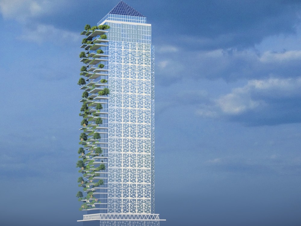 Architecture 3d design, Skyscraper 3d design, architectural rendering ...