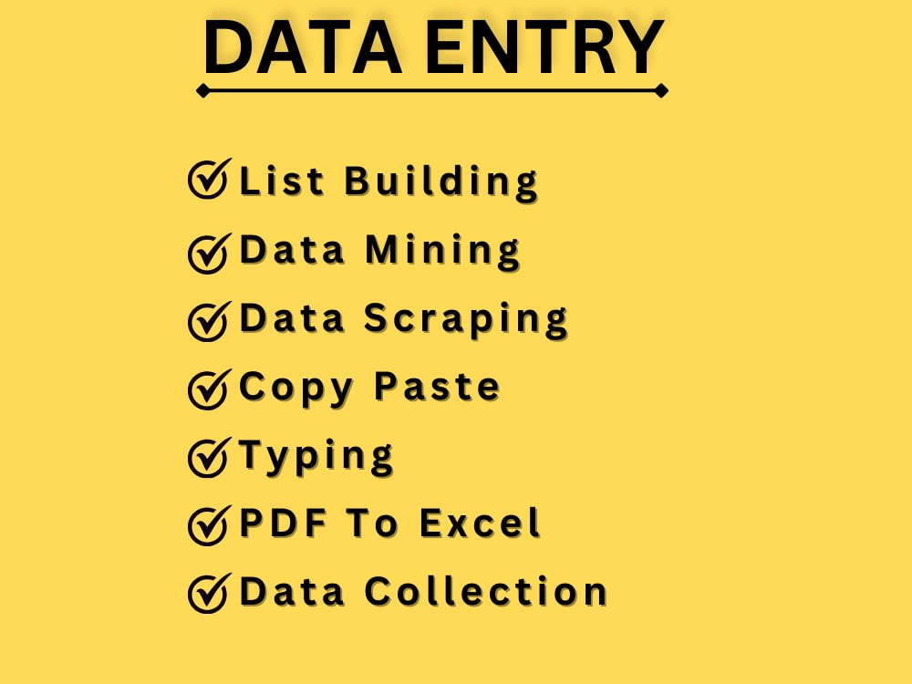 Data Entry, Data Mining, Copy Pate, Web scraping & Web research | Upwork