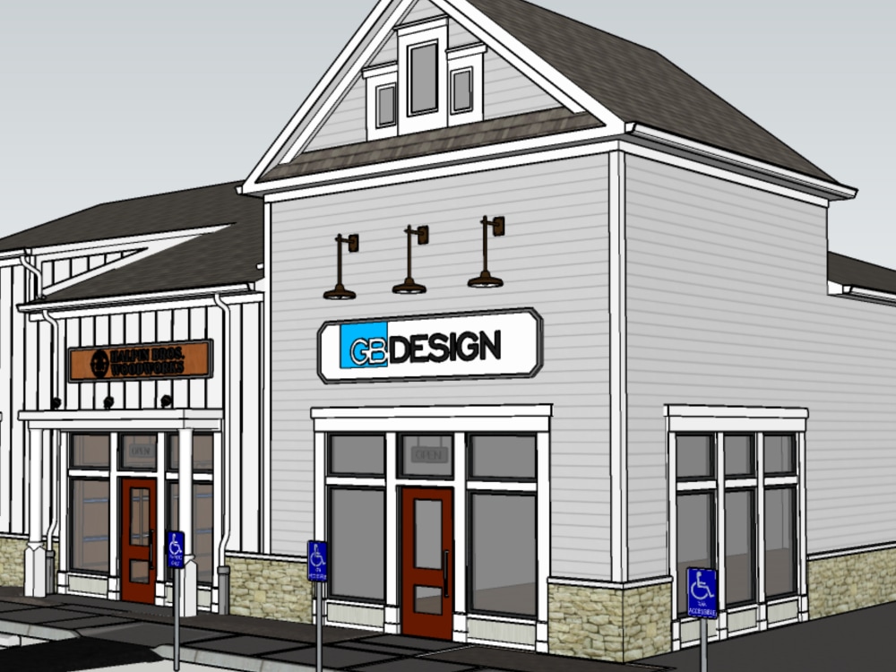 A scaled 3D SketchUp Pro model with requested demo and reno features ...