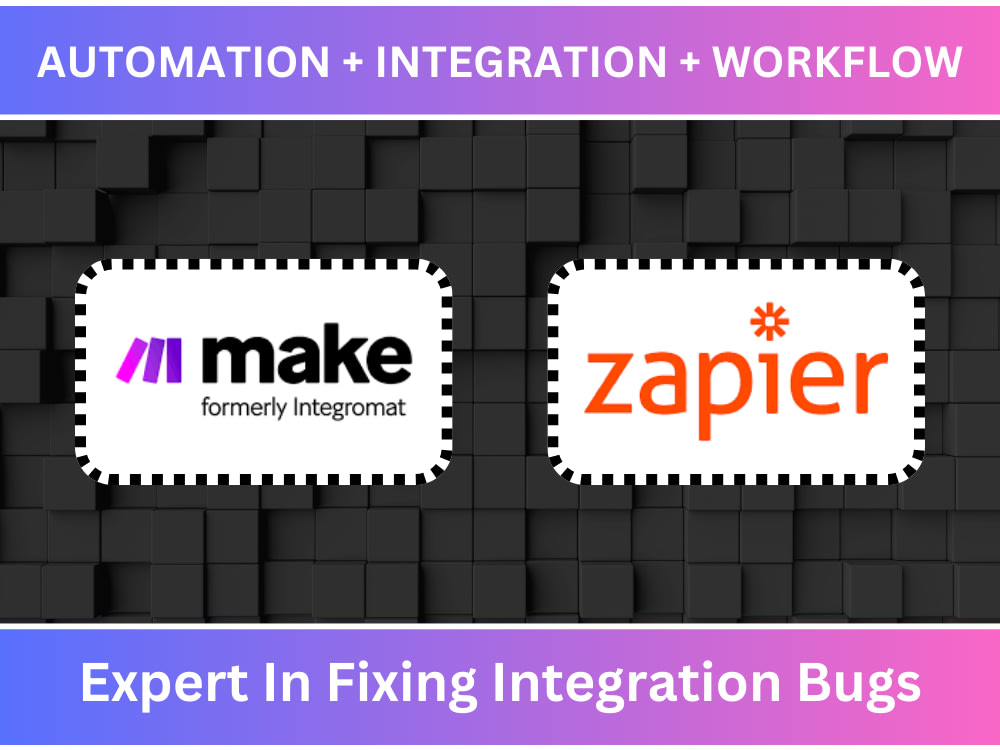 Make intergromat workflow automation make automation | Upwork
