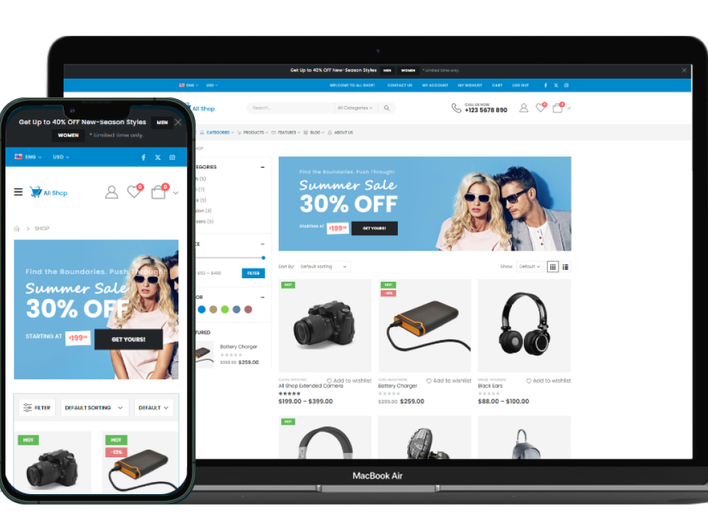 AllShop: Elevate Your Online Store With Multipurpose WooCommerce Theme | Upwork