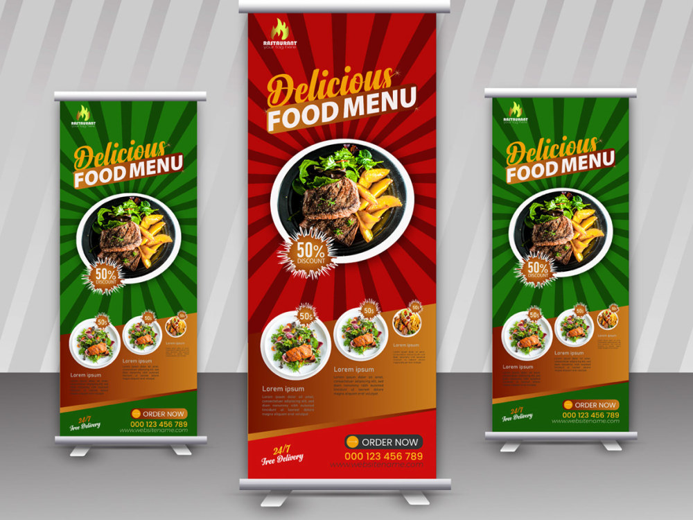 Creative roll up banner, retractable banner or pull up display | Upwork