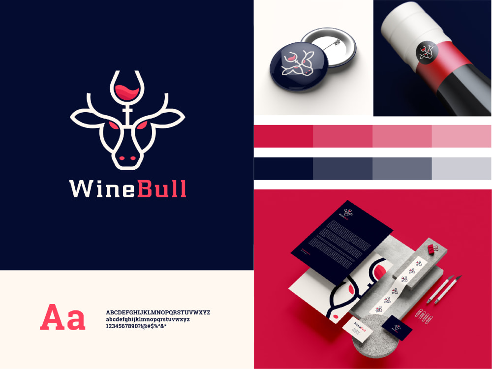 Modern Minimal logo design with brand guide | Upwork