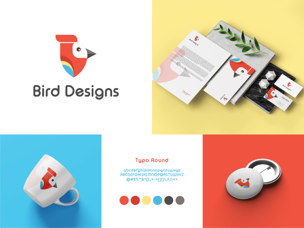 Modern Minimal logo design with brand guide | Upwork