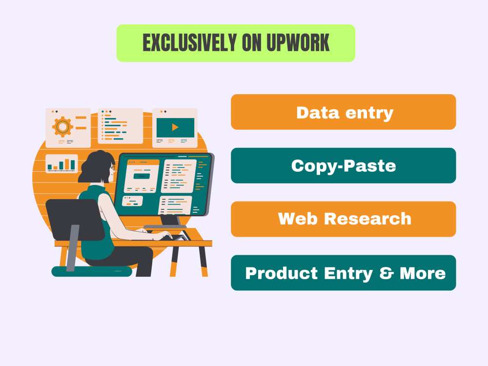 Data entry, Copy paste, Web research, Product entry and More | Upwork