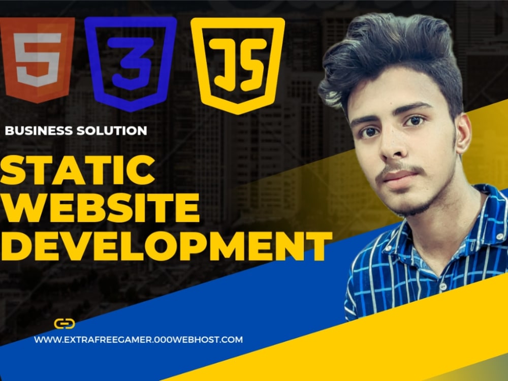 Responsive static portfolio website | Upwork