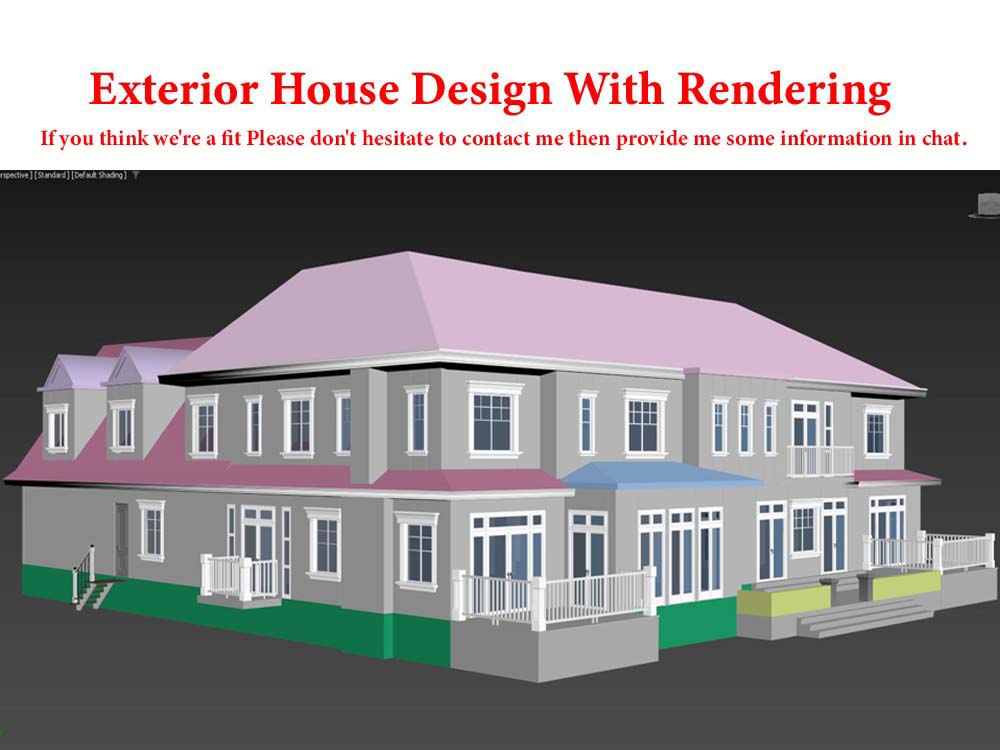 3D Exterior House Modeling, Visualize Your Dream Home with Precision ...