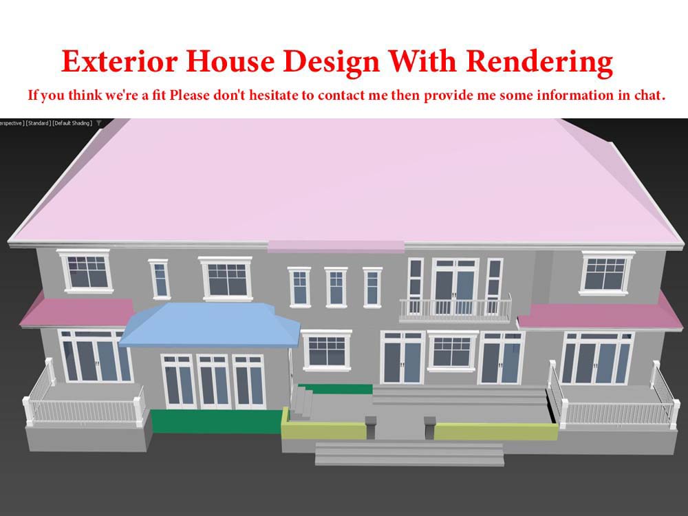 3D Exterior House Modeling, Visualize Your Dream Home with Precision ...