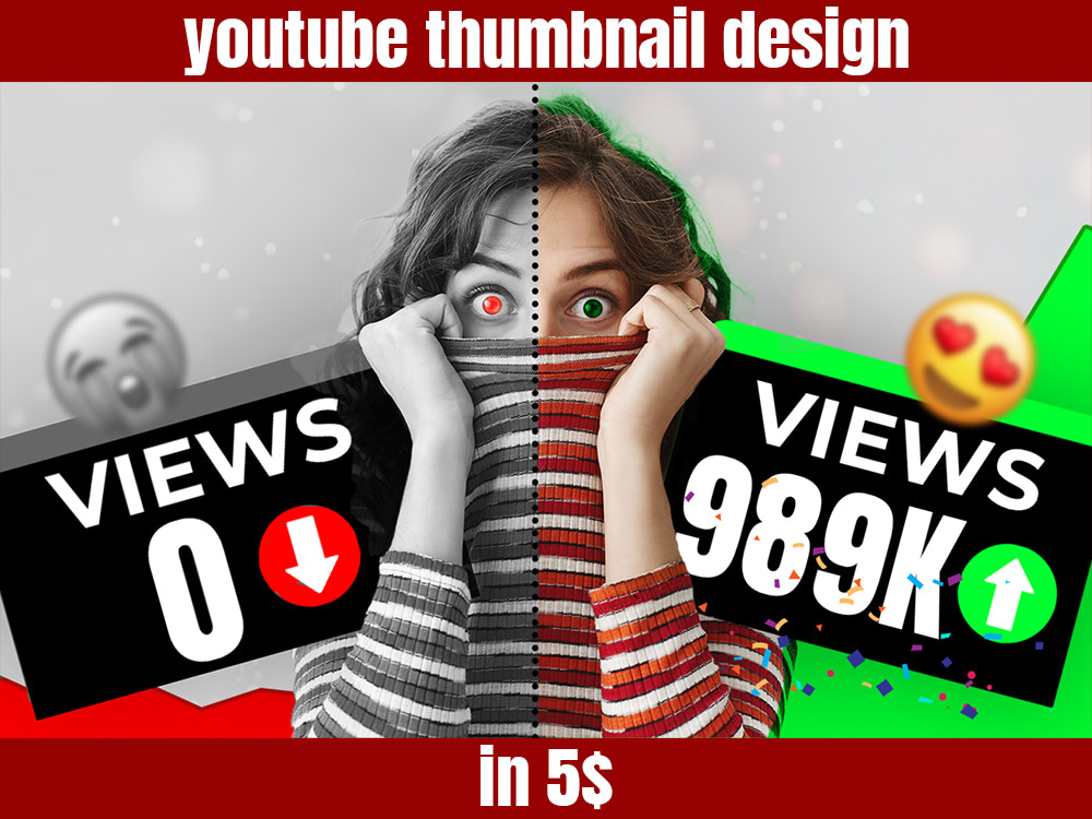 A High CTR, attractive and eye-catching YouTube Thumbnails | Upwork