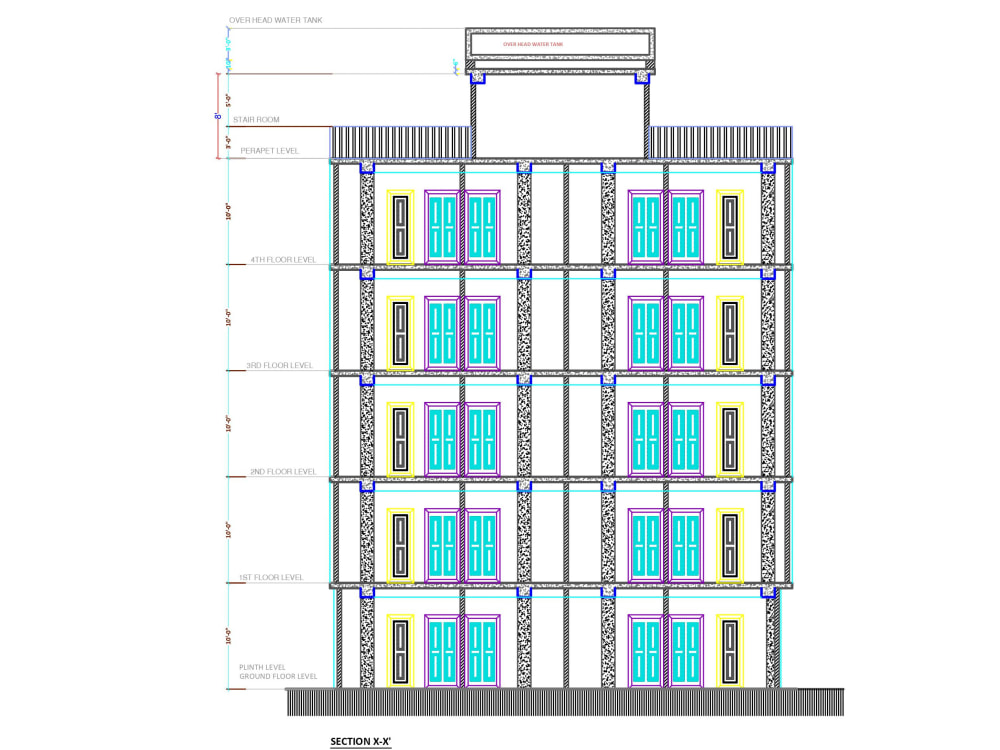 2d floor plan, furniture, textured plan for real estate | Upwork