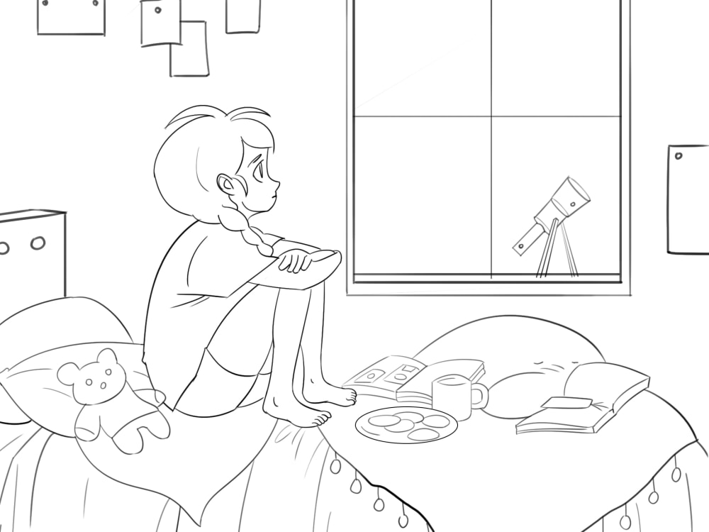 A Story Panel in Comic Style | Upwork