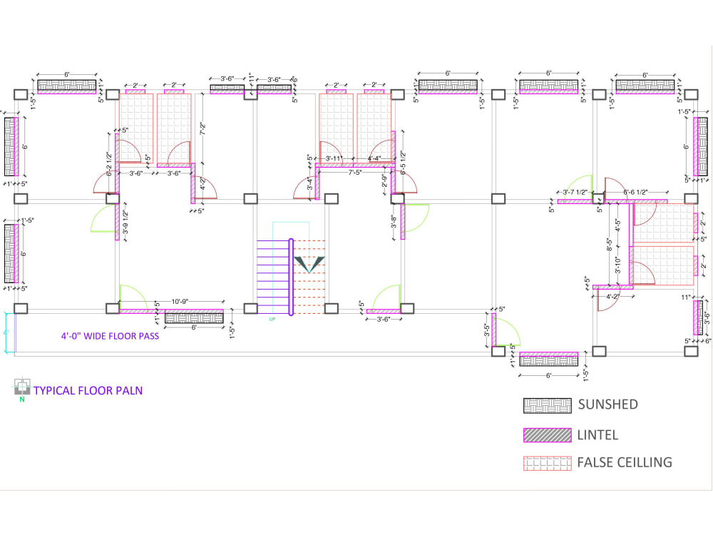 Architectural blueprints, 2d floor plans in AutoCAD | Upwork