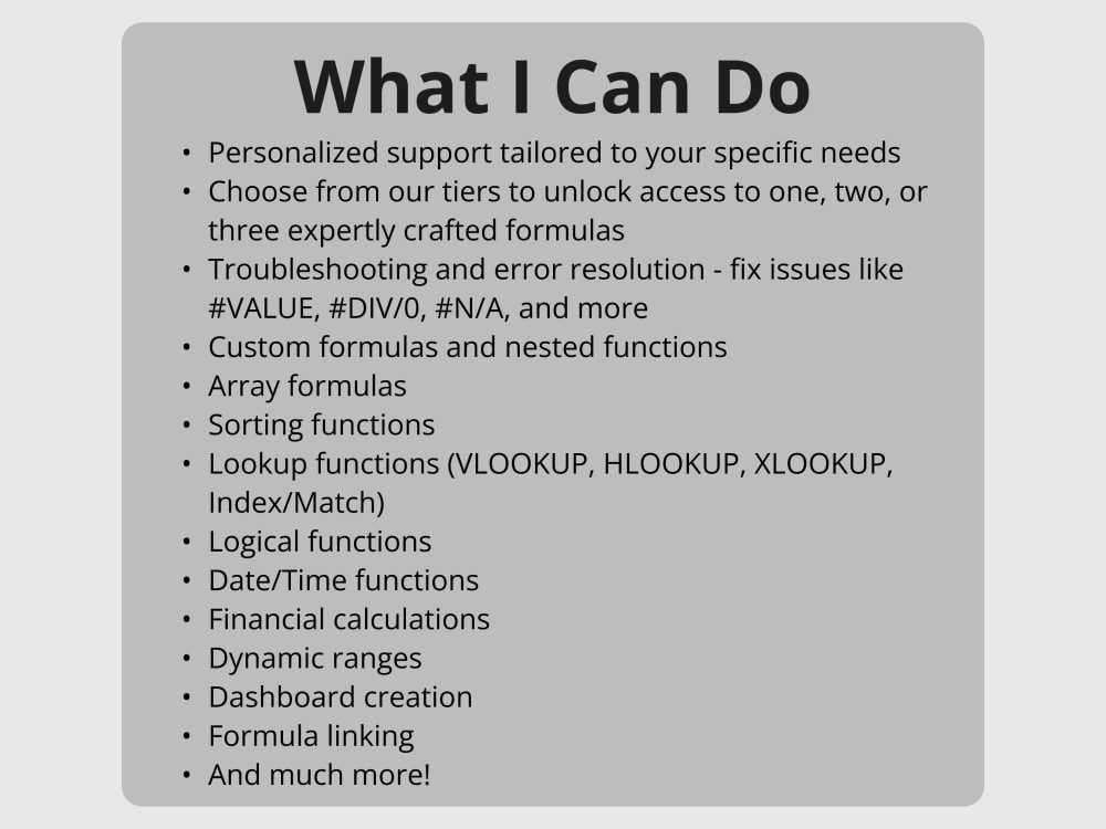 Excel Formula, Chart, or Graph Help - Assistance With Microsoft Excel ...