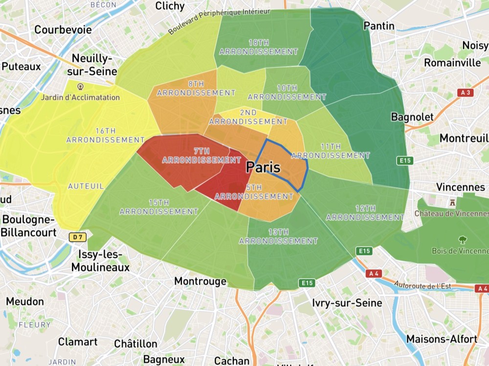 A vivid MapBoxGL interactive map with various logic and context infos | Upwork