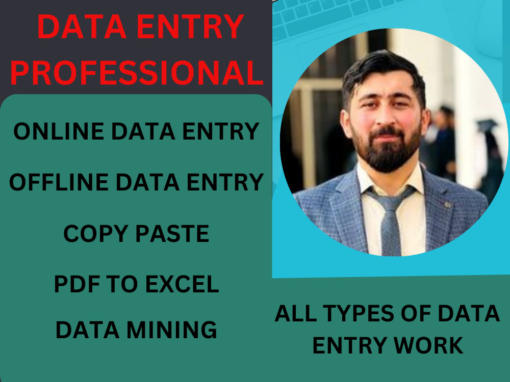 Data Entry Specialist, Excel Data Entry Copy Paste Data Typing Data Entry | Upwork