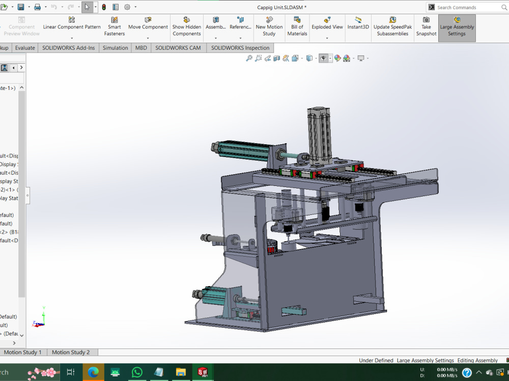 3D modeling, Simulations using, SolidWorks or ANSYS | Machine designing ...