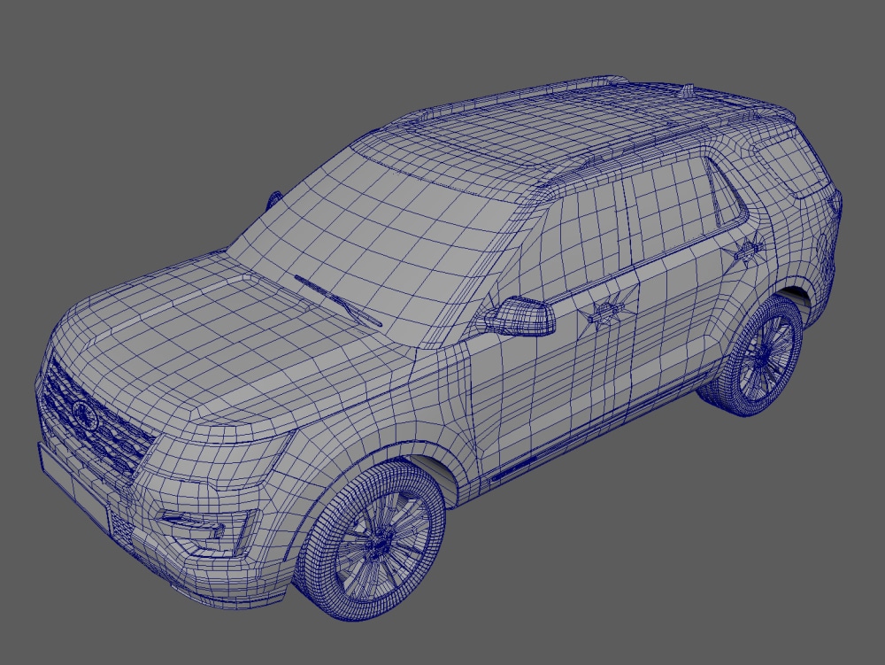Detailed 3d car model with proper topology for games and film | Upwork