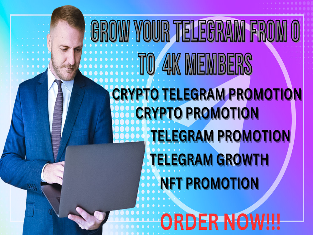 Telegram promotion, telegram growth, crypto telegram promotion | Upwork