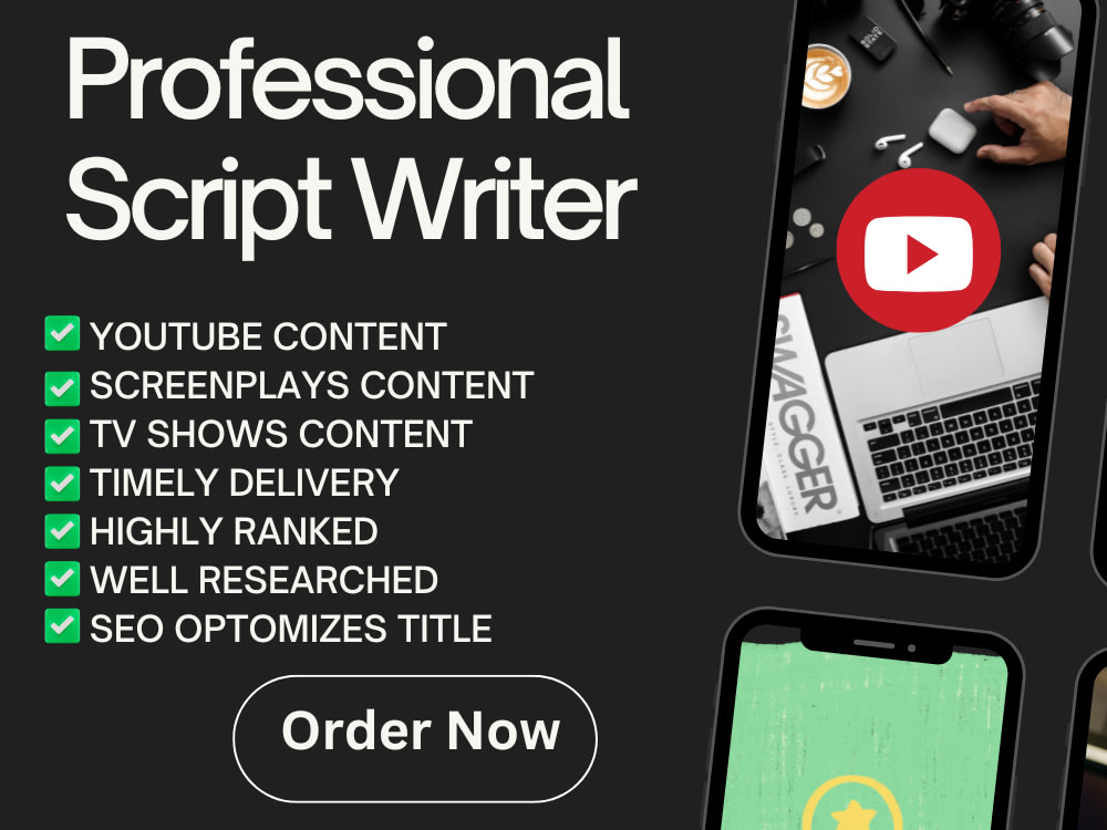 An impactful YouTube, Screen and TV stage script by an expert ...