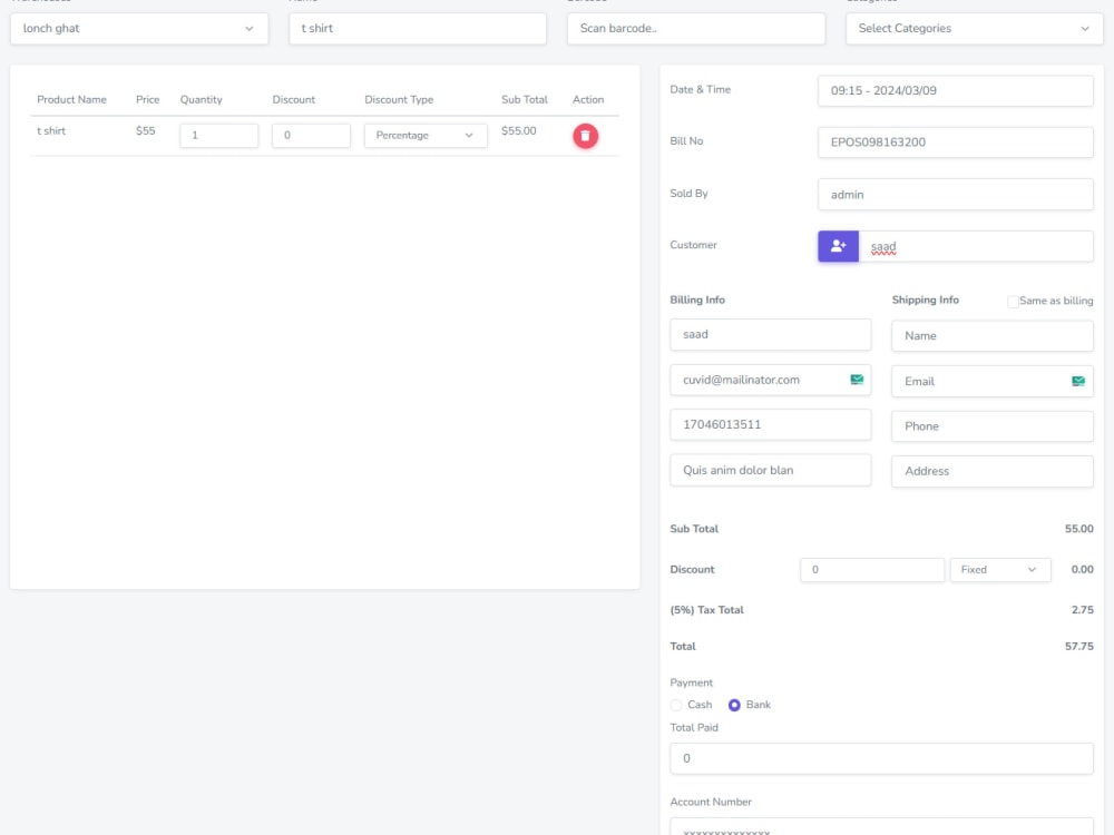 An Inventory System With Pos Using Php Laravel And Vue Upwork