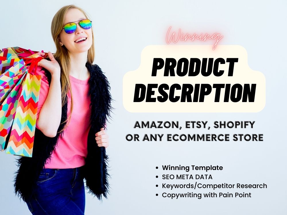 Unique SEO optimized product description for your ecommerce store | Upwork