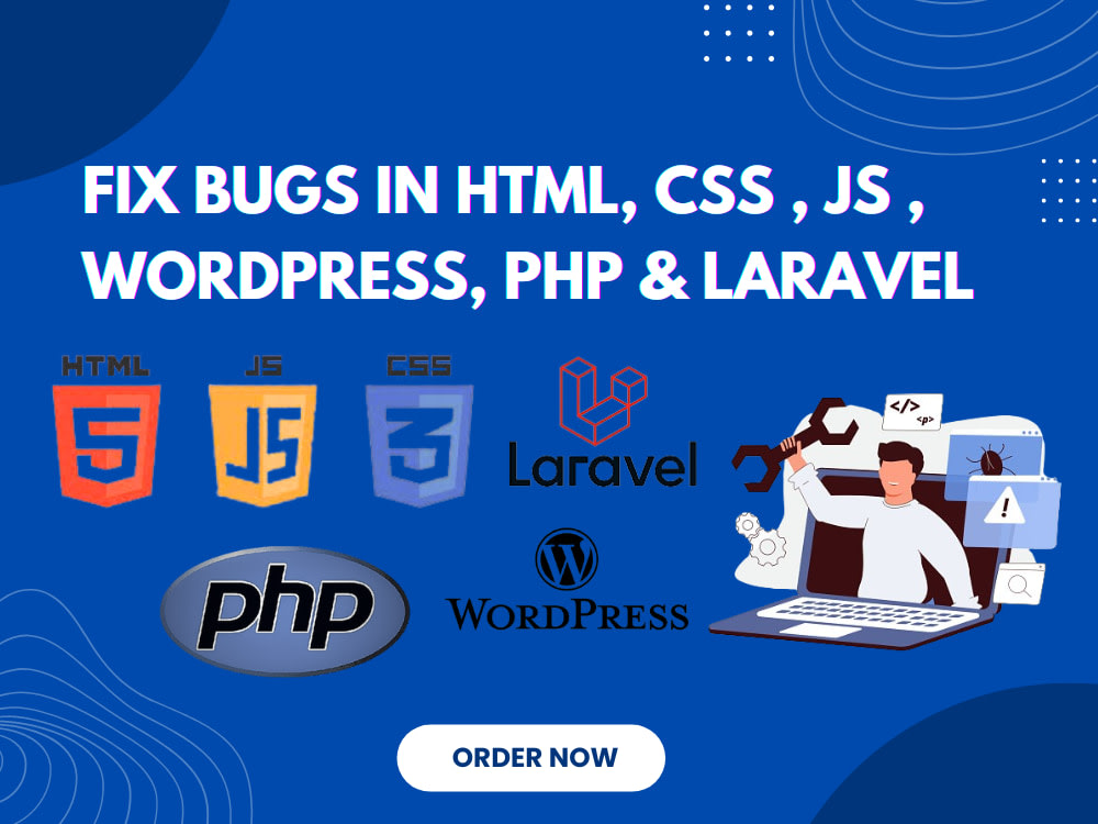 Bugfixes Of Php Laravel Wordpress Javascript Html Css Jquery Upwork