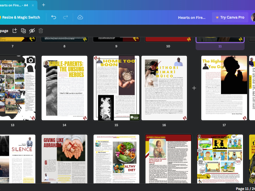 Graphics design with knowledge in Canva, Indesign, and Illustrator ...