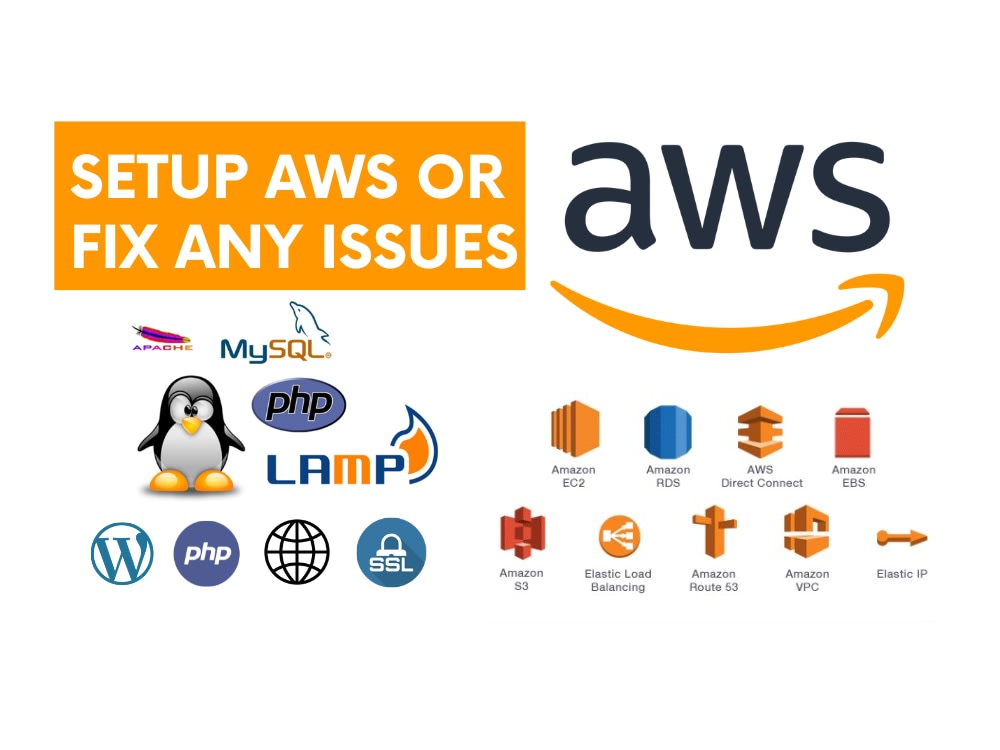A full setup of AWS services,ec2, lambda, rds, s3 & fix other AWS ... A full setup of AWS services,ec2, lambda, rds, s3 & fix other AWS ...