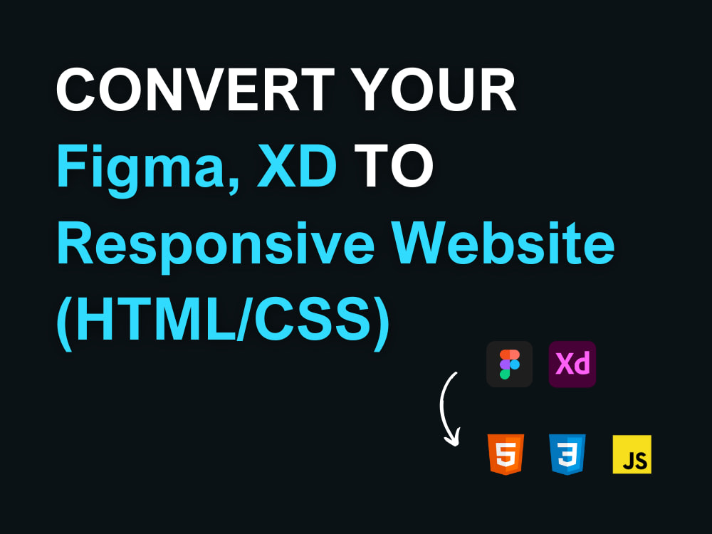 Responsive Website converted from Figma, XD | Upwork