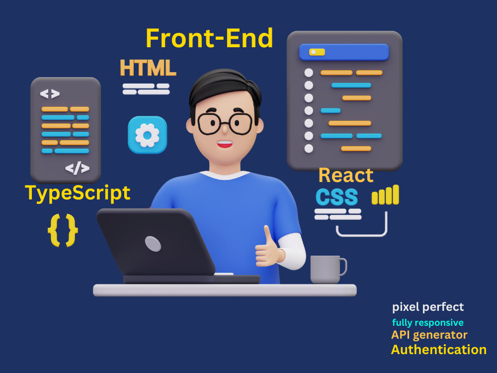 A Frontend Web Developer Using React Html Css Bootstrap And Javascript Upwork
