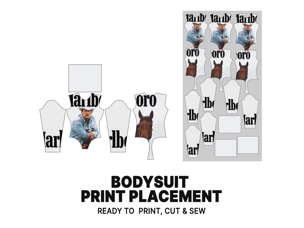 BODYSUIT PRINT PLACEMENT – READY TO PRINT, CUT AND SEW | Upwork