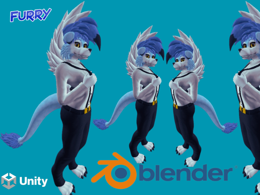 Custom VR chat avatar, Vtuber model, 3D vrchat avatar for unity | Upwork