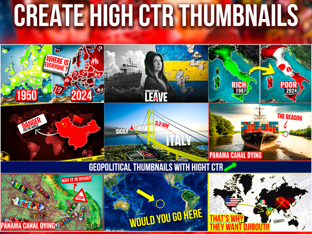 Most Attractive Youtube Thumbnail And Eye Catching For Unique Viewers ...