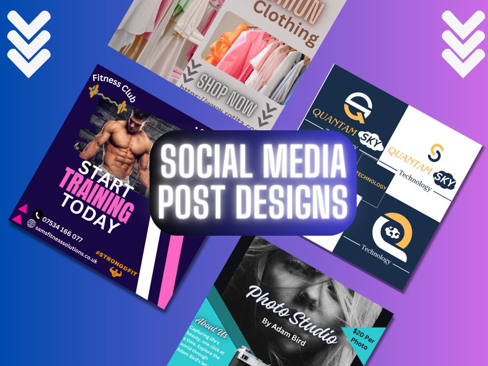 Post design of all social media platforms | Upwork