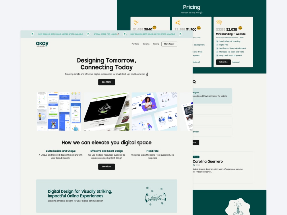 Unique Landing Page Design | Upwork