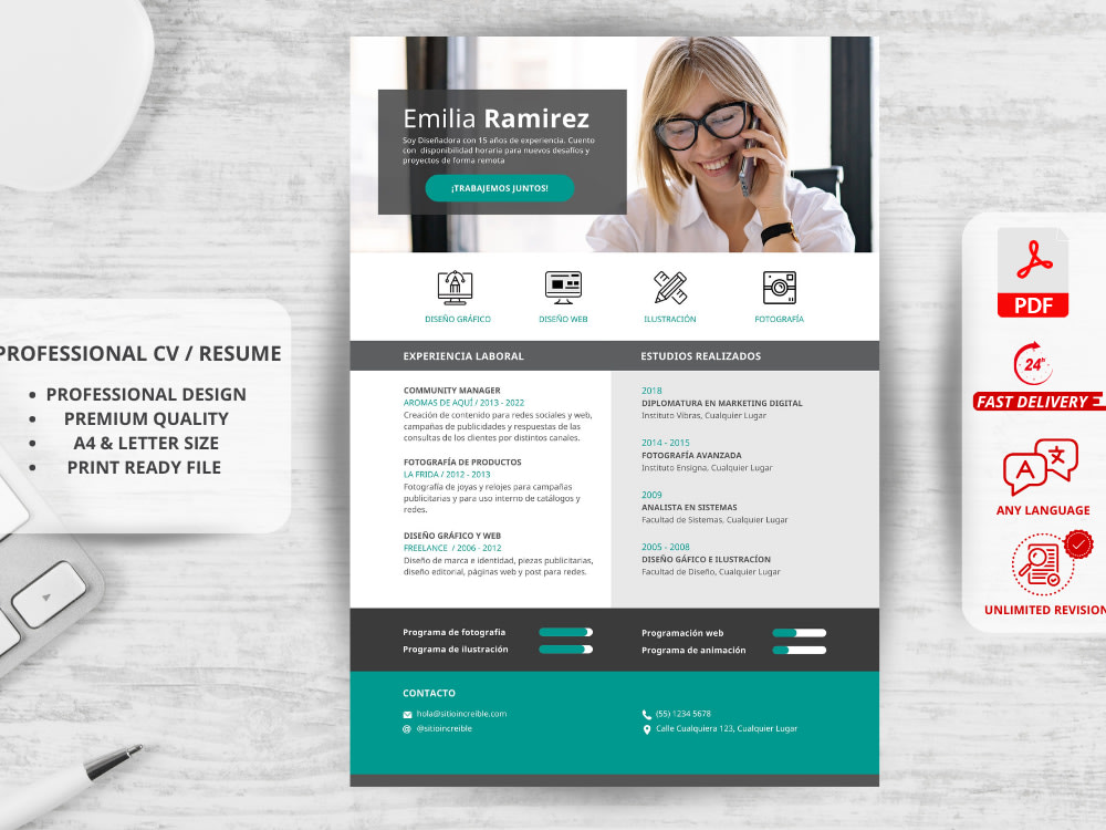 A Professional CV, Cover Letter, High-quality Curriculum | Upwork