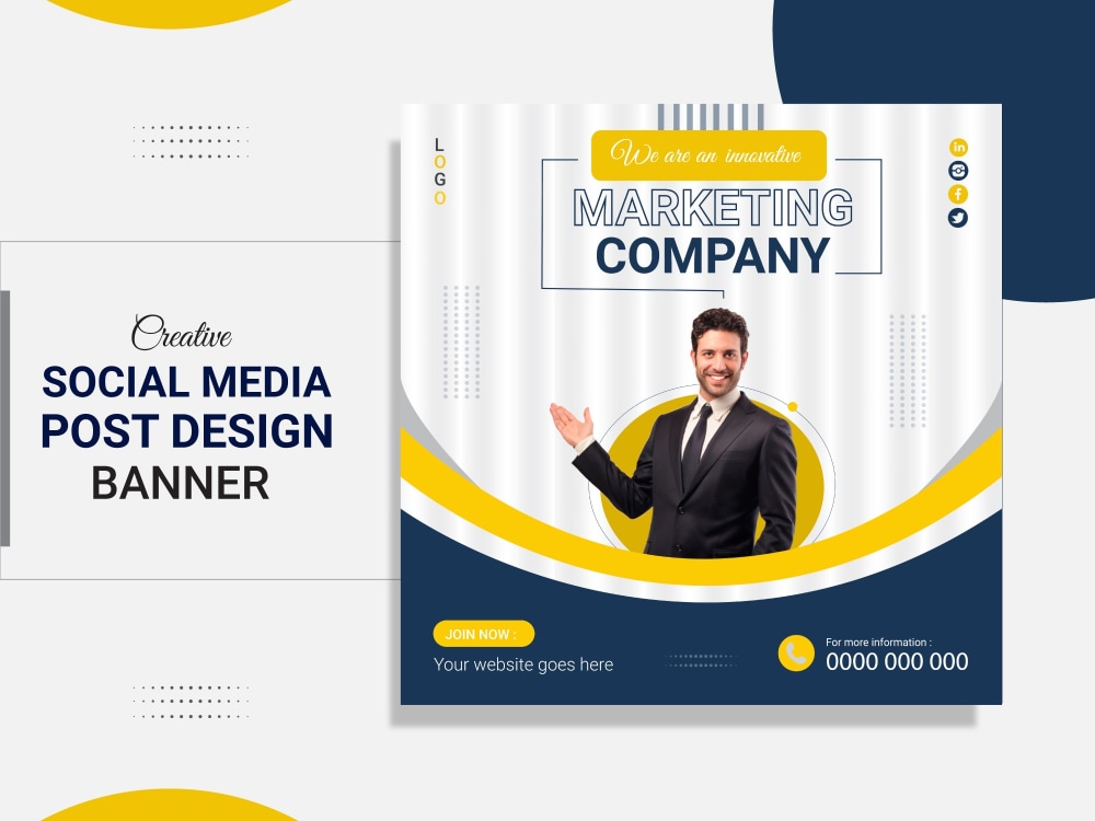 A unique Social media Post design for your social profiles | Upwork