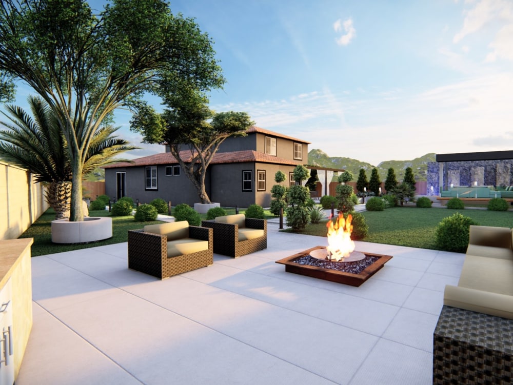 A fantastic backyard design, garden 3d, site plan | Upwork