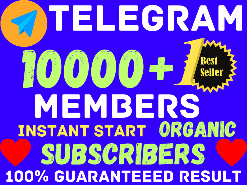 20,000 Telegram members for your channel or group | Upwork