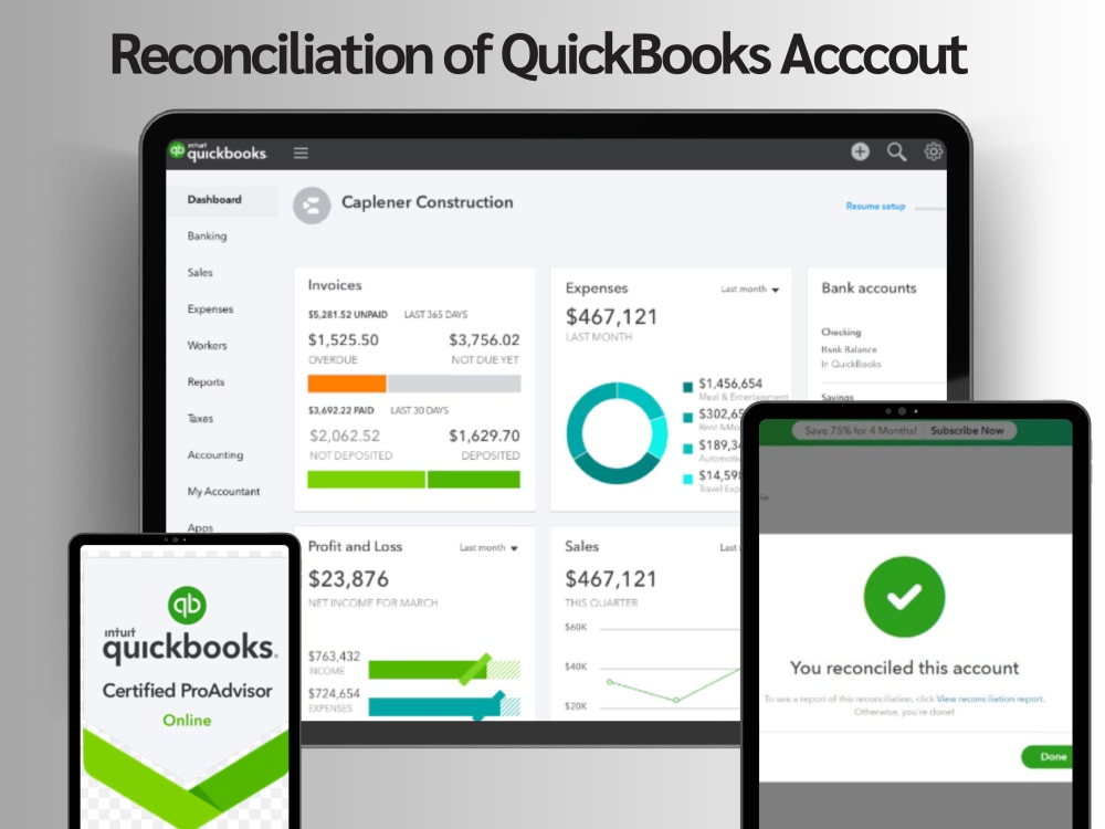 Your QuickBooks Online Reconciled | Upwork
