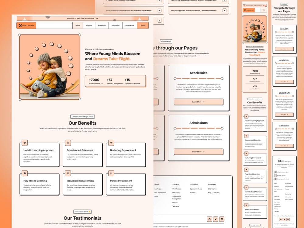 Redesign of your Landing page or Homepage, Responsive homepage Design ...