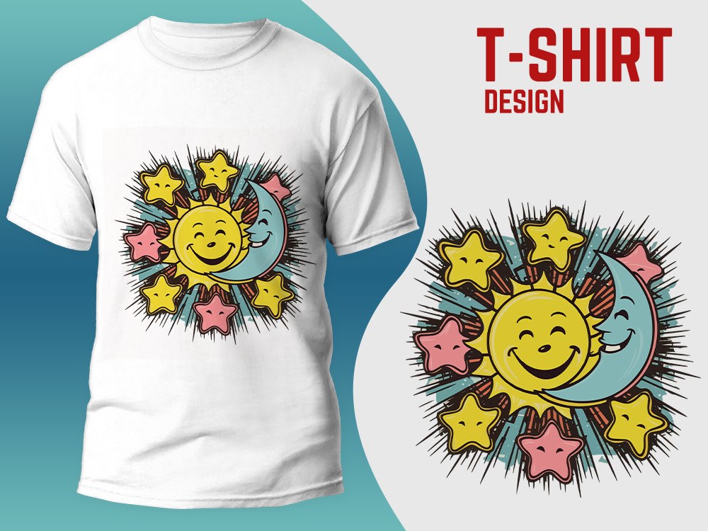 A Funny Cartoon T-shirt Design | Upwork