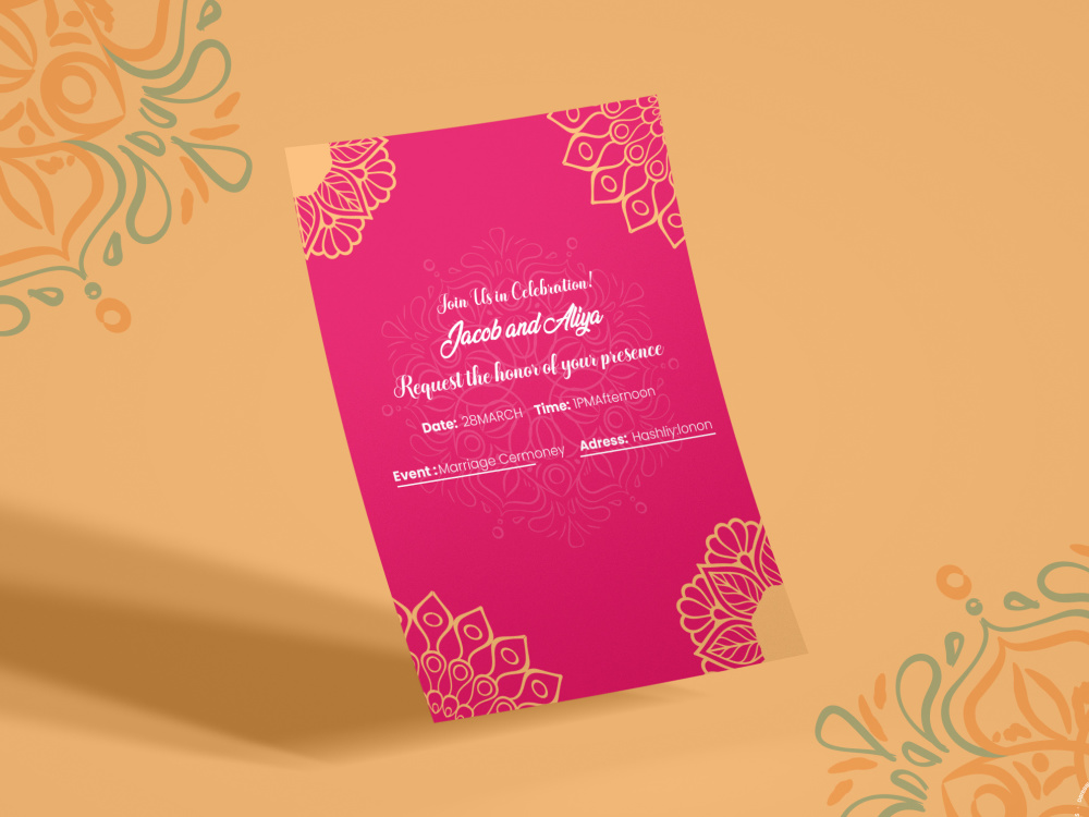 Stunning Weeding Invitation Card Designs on Upwork! | Upwork