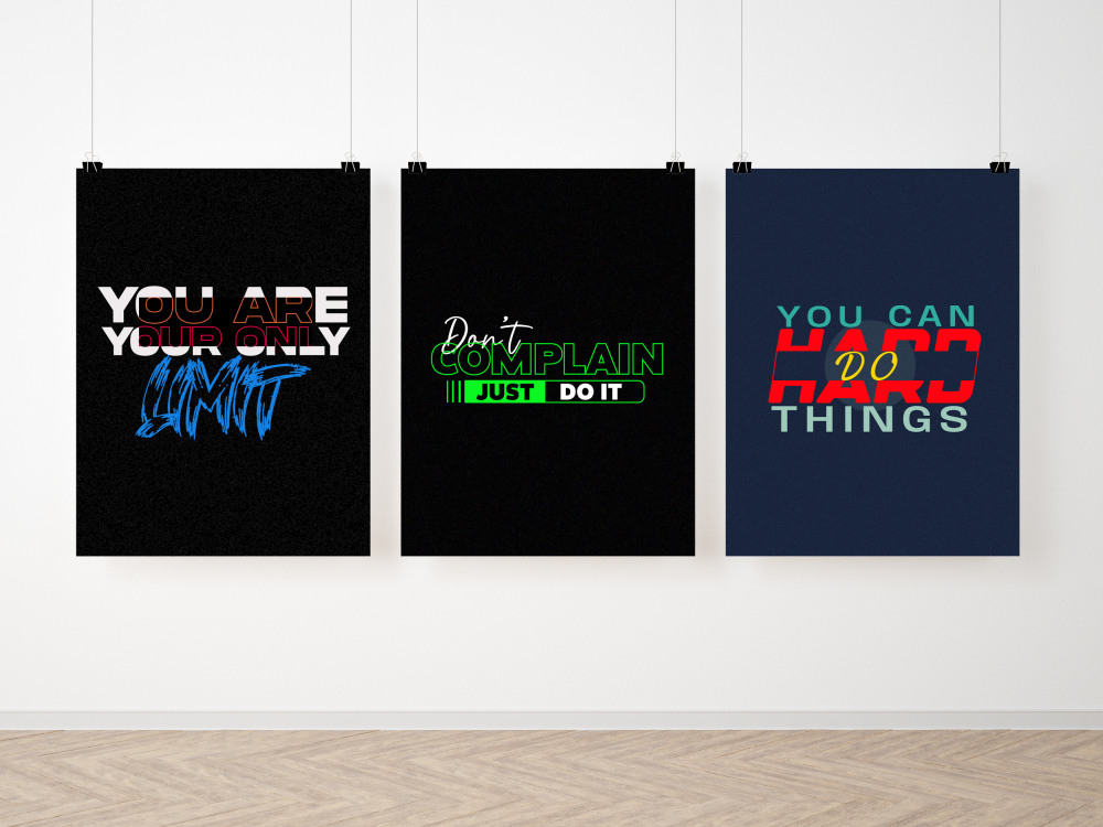 An amazing typography poster design, wall art, and motivational quotes ...