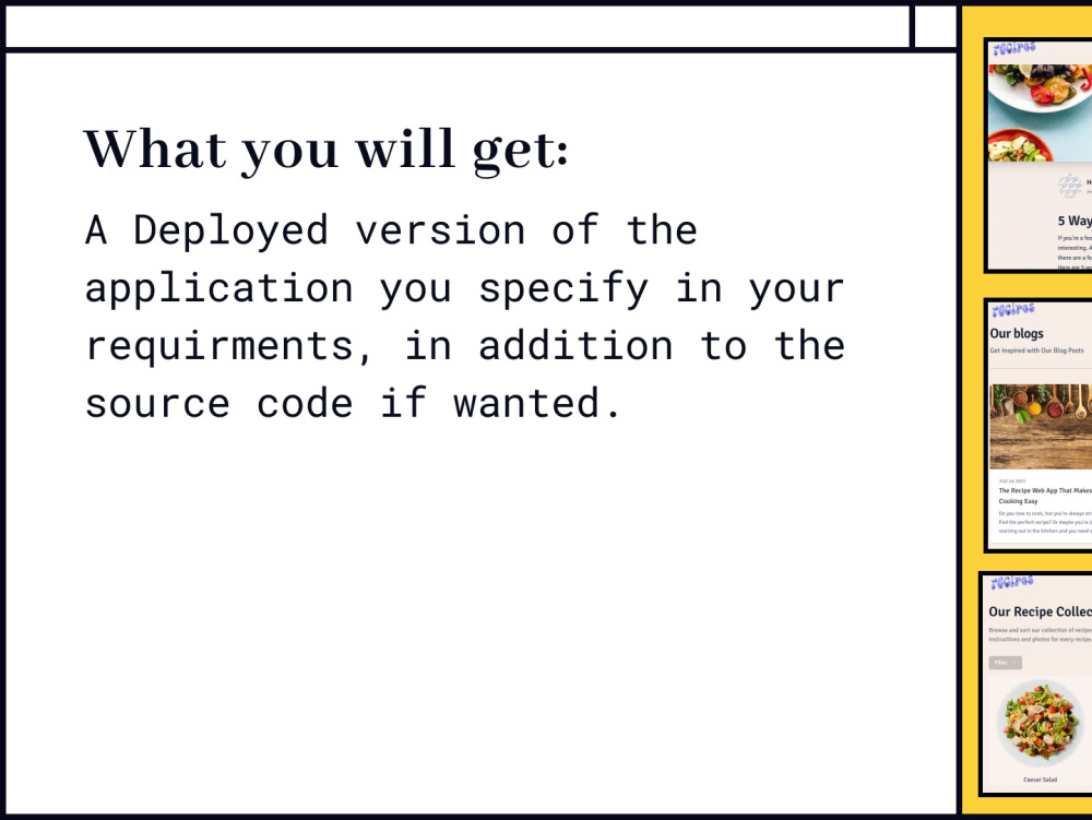 A full stack web application. | Upwork