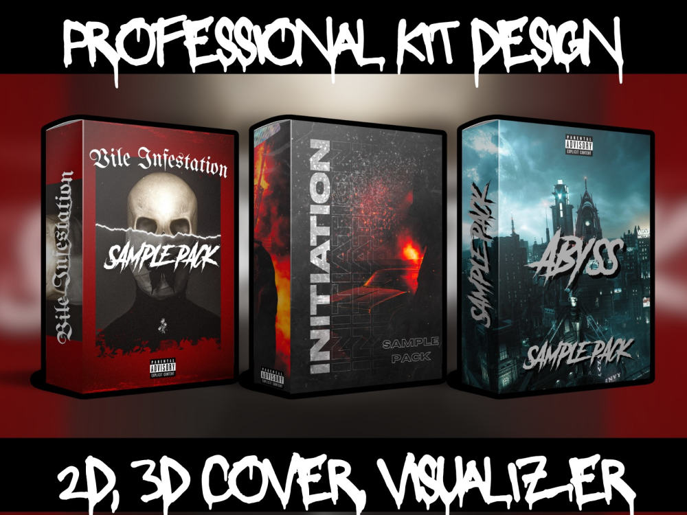 Cover art for your loop kit, drum kit, sample pack | Upwork