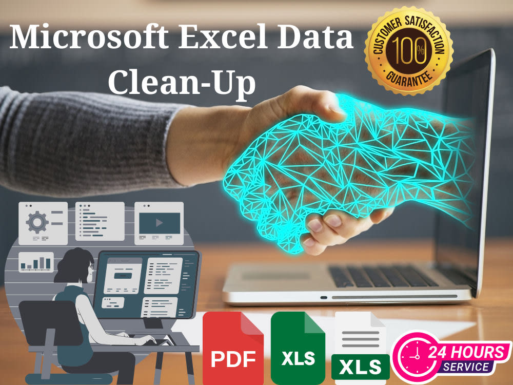 An Excel Data Clean-Up without errors and deduping | Upwork
