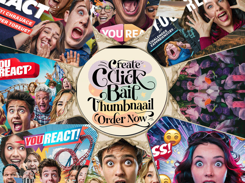 A high ctr clickbait youtube thumbnail within hours | Upwork