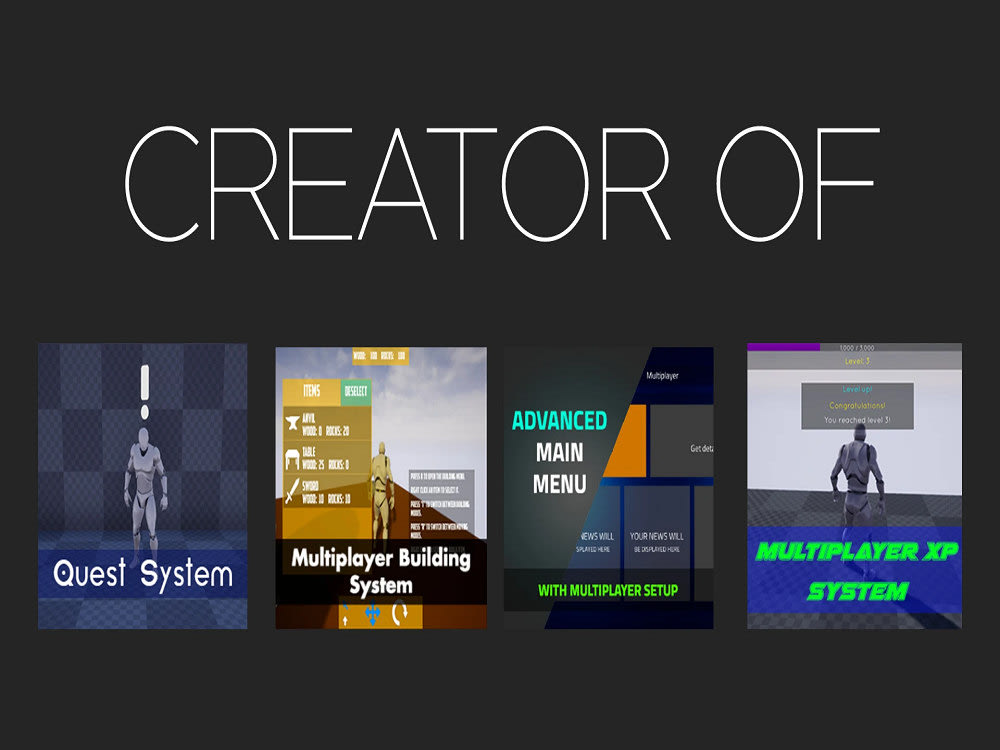 Unreal engine game multiplayer game, ue5, ue4 | Upwork