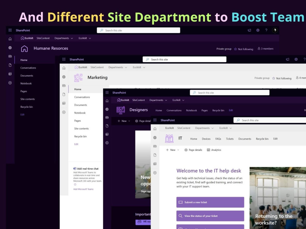 🚀3-Day Launch! Streamline Workflows with a Custom SharePoint Intranet🌐 | Upwork